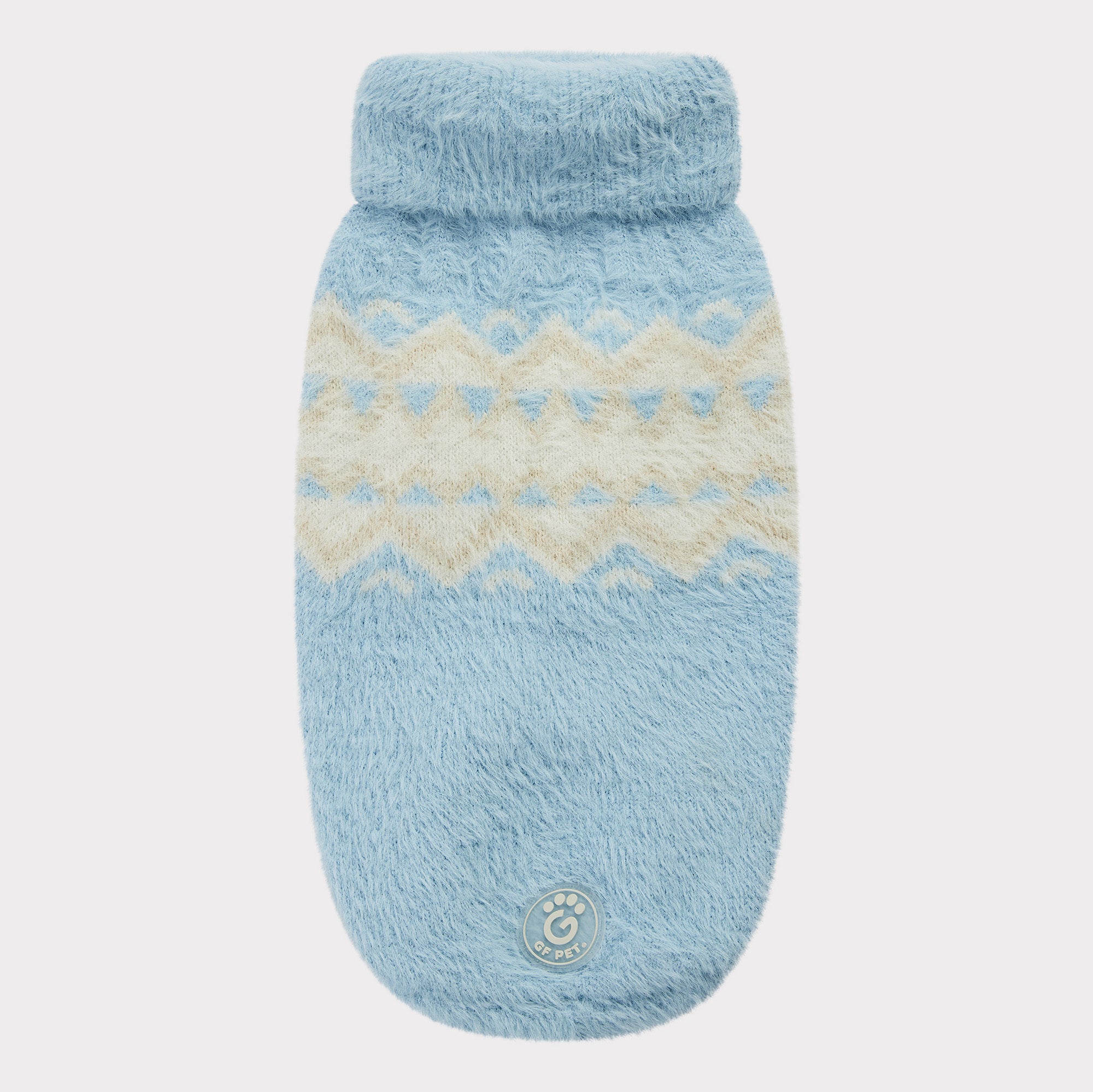 Fuzzy Dog Sweater | Light Blue - GF Pet Official Online Store