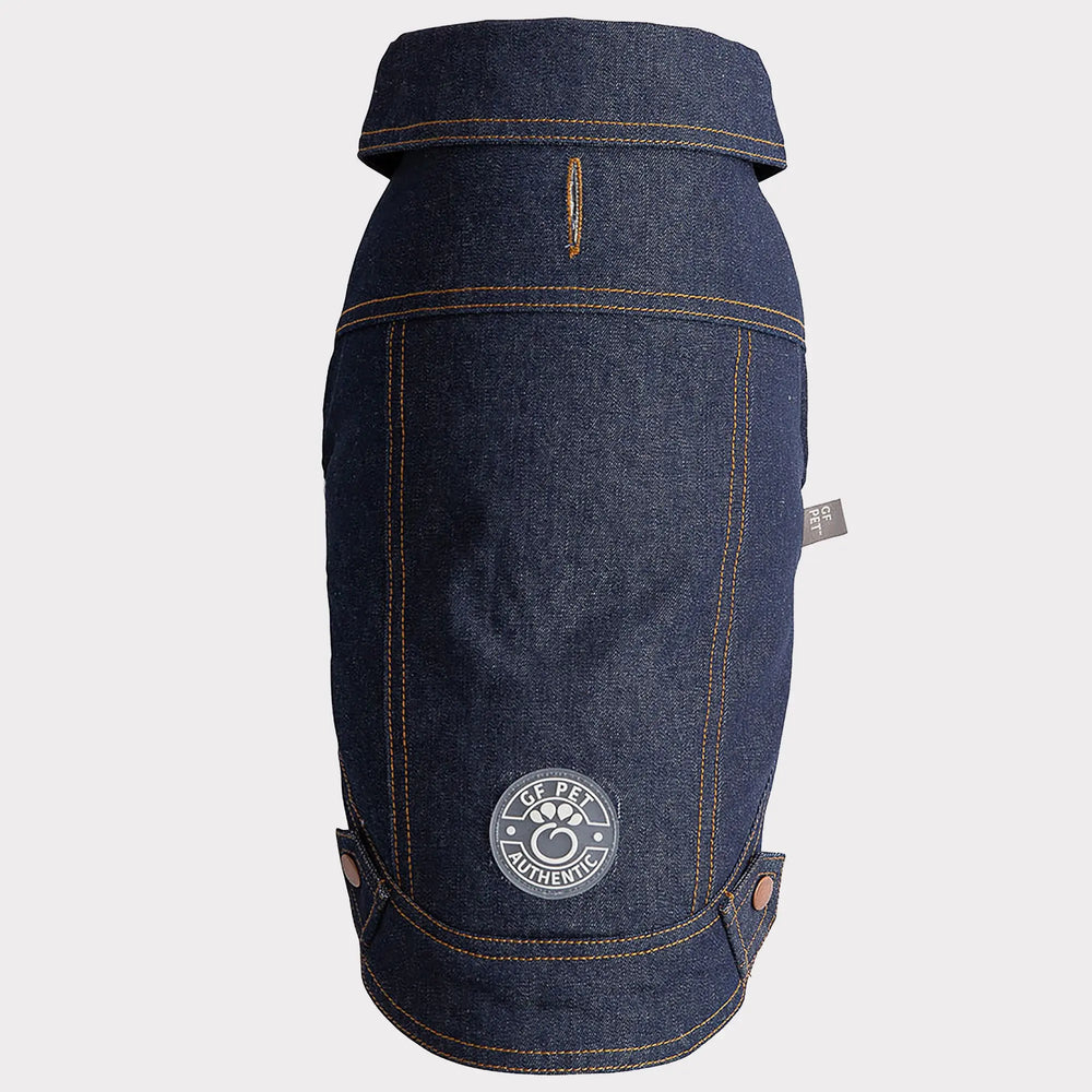 Denim Dog Jacket - Dark Wash - GF Pet Official Online Store